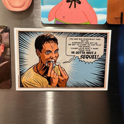 Stu Macher Scream Comic Panel 3 Magnet - Etsy