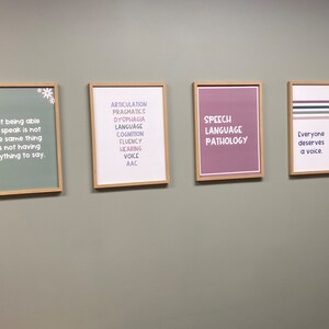 Soft Boho Speech Therapy Classroom and Office Decor, SLP Classroom and ...