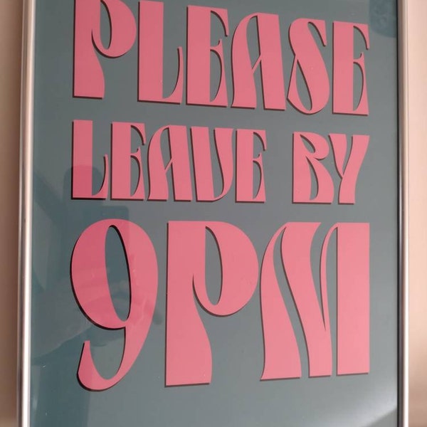 Pop Art Typographic 'spreadsheet' Poster Print | Work Print | Digital ...