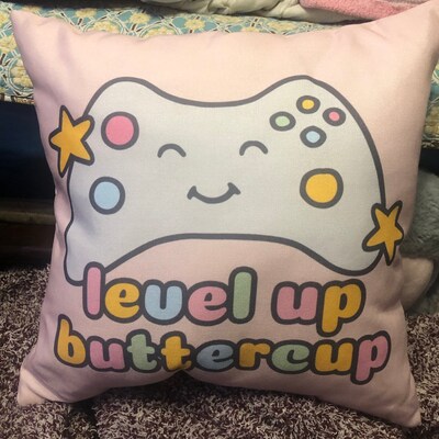 Cute Kawaii Girl Gamer Level up Buttercup Kawaii Hoodie - Etsy