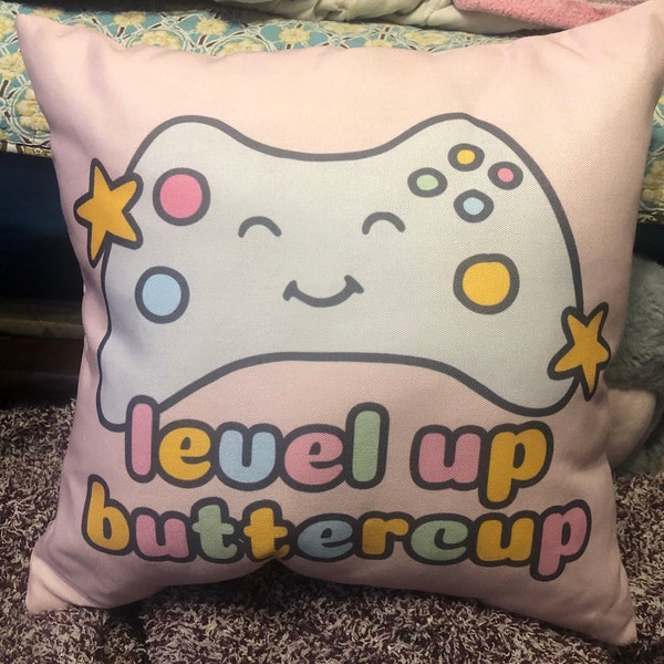 Cute Kawaii Girl Gamer Level up Buttercup Kawaii Hoodie | Kawaii ...