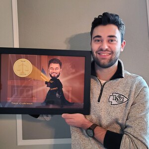 Taxi Driver Gift Custom Caricature Portrait From Your Photo | Etsy