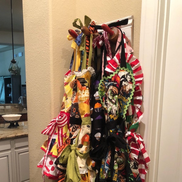 Red Rolling Pin Hook Rack - Etsy