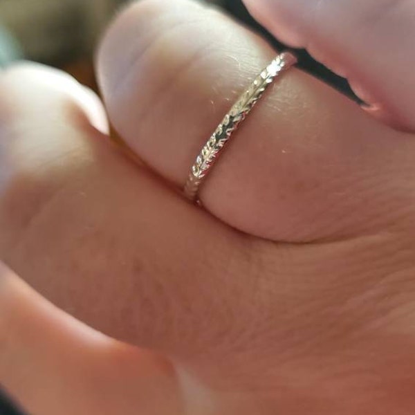 14k Gold & Sterling Silver Two-tone Braided Rope Ring - Unique Mixed ...