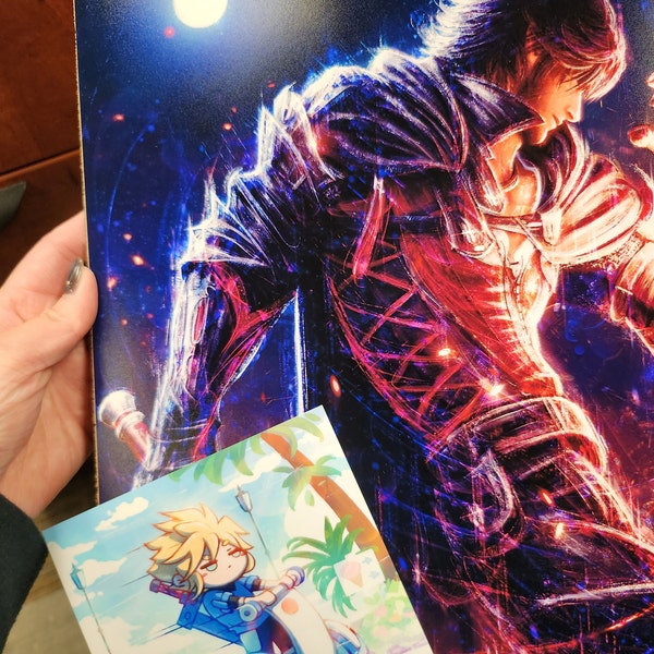 Final Fantasy XVI Clive- Limited Edition Fine Art Print -FFXVI Poster ...