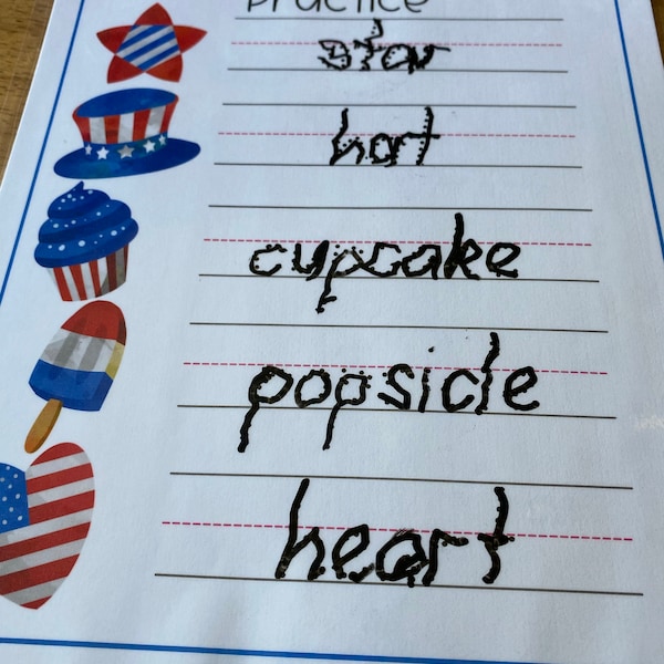 4th of July Preschool Packet, Preschool Worksheets, Preschool Printable ...