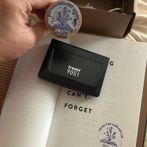 BOOK STAMP CUSTOM Book Stamp Rubber Stamp Library Stamp Book Lover Gift ...