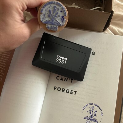 BOOK STAMP CUSTOM Book Stamp Rubber Stamp Library Stamp Book Lover Gift ...