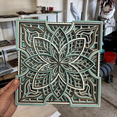 Compass SVG Multi-layered Mandala, 3d Layer Compass Mandala Svg, Shadow ...