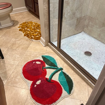 Nice Butt Bum Bath Mat Pink Funny Cute Bathroom Rugs Peach Blush Rug ...