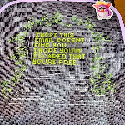 Tom's House Was Broken Into Cross Stitch Pattern RHOBH Cross Stitch ...