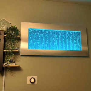 Bubble Wall 300WM, Bubble Fountain With Black or Silver Frame, LED ...