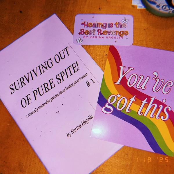 Surviving to Thriving 3: a Trauma Survival Toolkit Zine | a Zine About ...