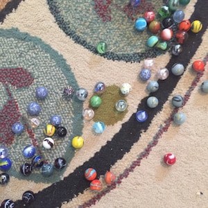 50 Mixed Target Marbles 5/8" (16mm) Diameter - FREE SHIPPING - Etsy