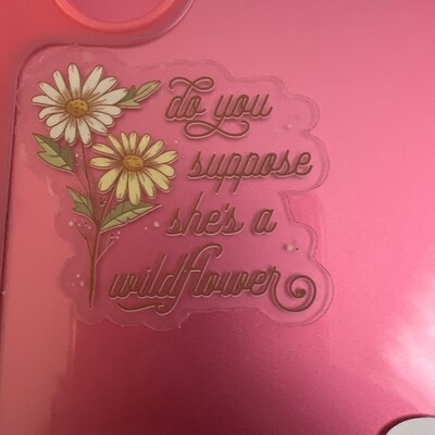 Grape Soda Pin Hidden Mickey Transparent Laptop Sticker/ Pixar Disney ...