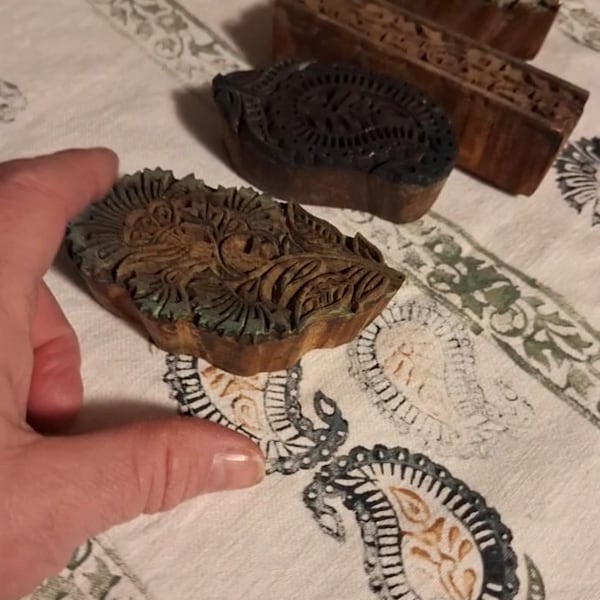 Border Printing Block Set of 19 Blocks Fabric Printing Block Home ...