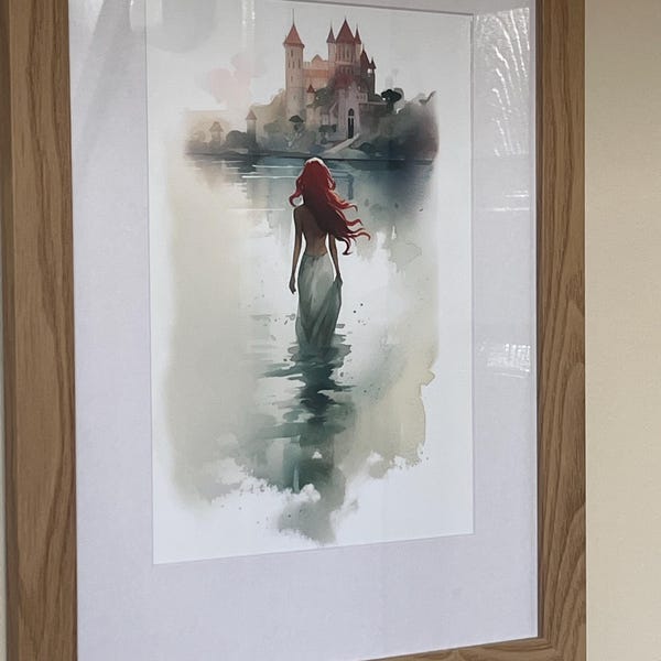 Frame TV Art ~ Belle | Beauty & the Beast | Fairytale Castle Landscape ...
