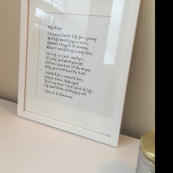 Personalized Tooth Fairy Letter in Hand Written Calligraphy for Child's ...