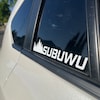 Over Badge Decal, Decal for Trunk Rear Subie, Vinyl Horse and Trees ...