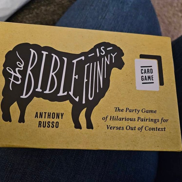 The Bible is Funny Card Game: Hilarious Verse Pairings (w/ Signed ...