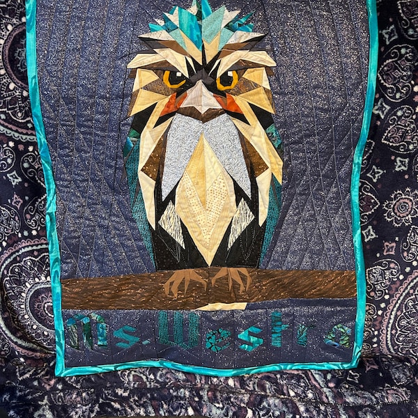 Angry Owl - Tawny Frogmouth, Australian Bird Foundation Paper Piecing ...