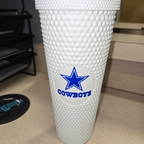 Cowboys Cup, Dallas Cowboys Cup, Cowboys Gift, Cowboys Studded Cup ...