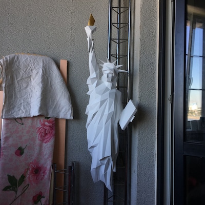 Statue of Liberty Papercraft Sculpture, Printable 3D Puzzle, Papercraft ...