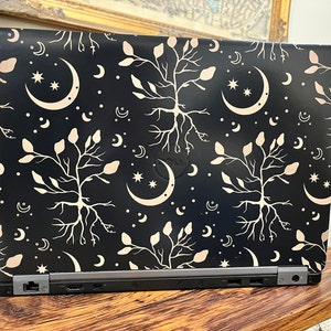 Mystic Moon Laptop Skin, Laptop Cover, Laptop Skins, Removable Laptop ...