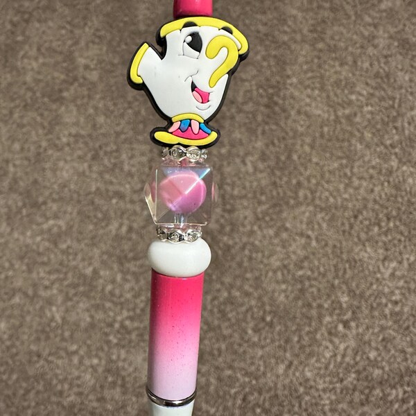 Focal Pens With Sayings, Phrases, Silicone Beaded Pens, Beadable Pens ...