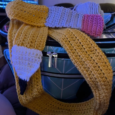 Crochet Pattern Scarf Sunny Side up Eggs Yoke White Yellow Child Adult ...