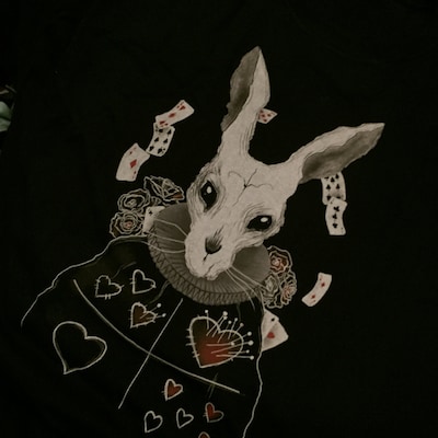 White Rabbit T-shirt Mens Womens - Etsy