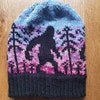 Knit PDF All Sass and No Squatch Sasquatch Bigfoot Hat PATTERN ONLY ...