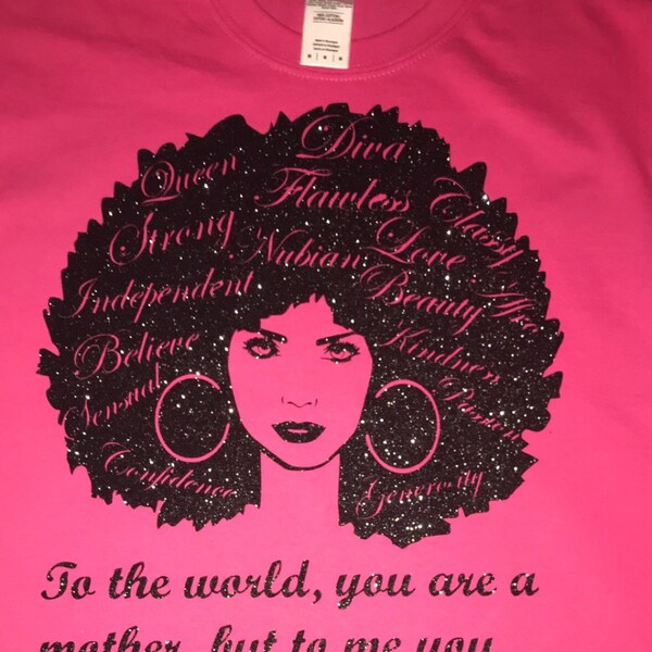 Black Woman Nubian Princess Queen Afro Hair Beautiful African American ...