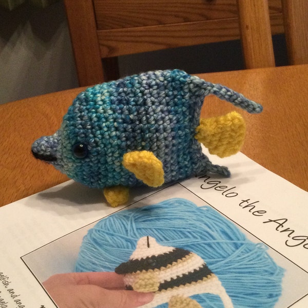 PATTERN: Angelo the Angelfish Pattern - Amigurumi Angelfish Pattern ...