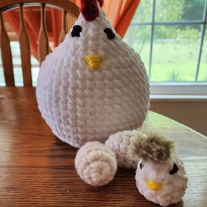 Mama and Mini Mabel Chicken CROCHET PATTERN - Etsy