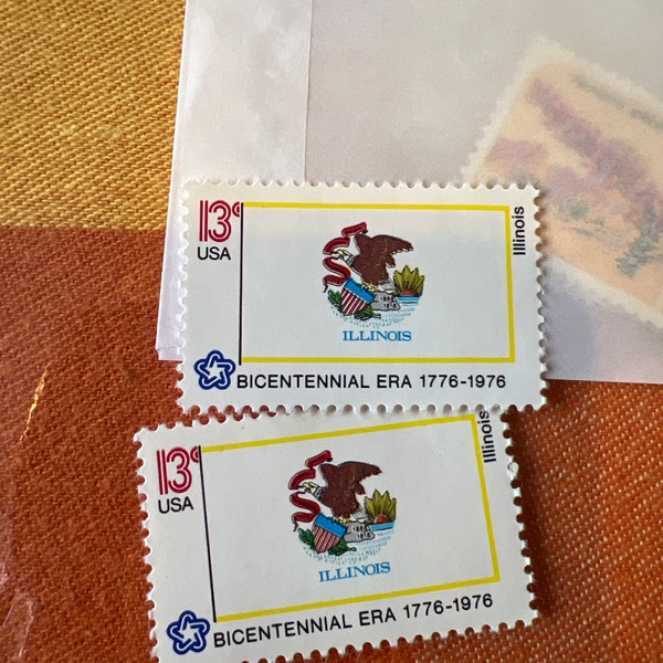 Red Bird Unused Postage Stamp for Wedding Invitations and Mail ...