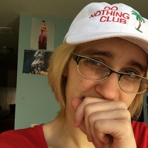 Do Nothing Club Hat White - Etsy Australia