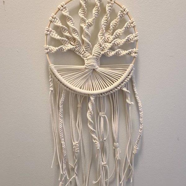 Macrame Tree Pattern Tree of Life II Beginner Macrame II Macrame Guide ...