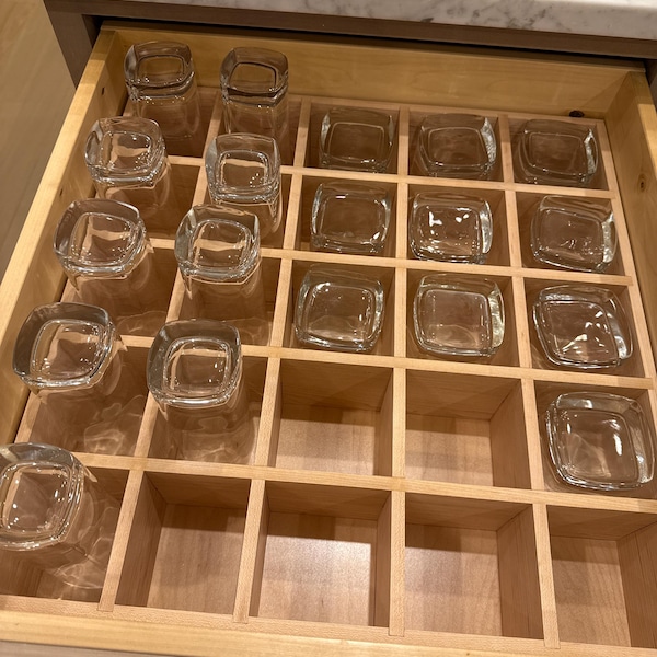 Two Tier Drawer Organizer With Sliding Tray for Utensils Silverware ...