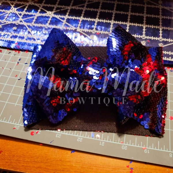 Red/gold Color Changing Sequin Mermaid Reverse Flip Stretch Fabric by ...