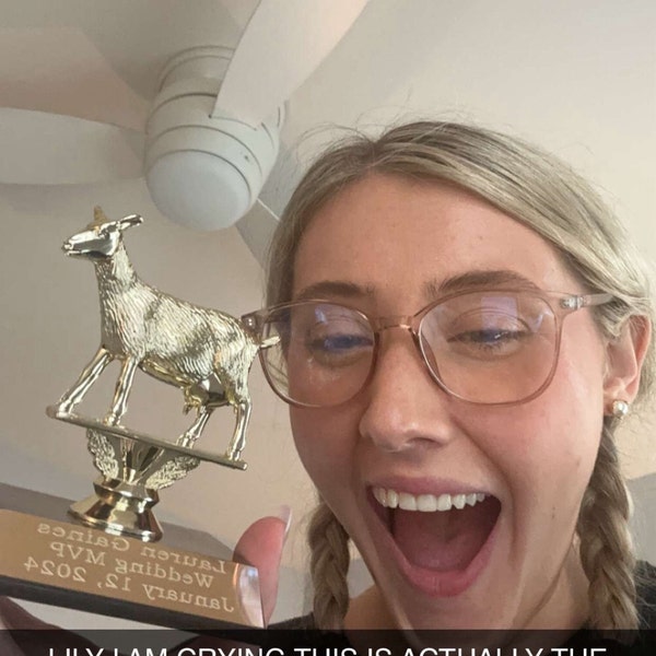 Goat Award Trophy. Greatest of All Time, G.O.A.T. Free Engraving. - Etsy