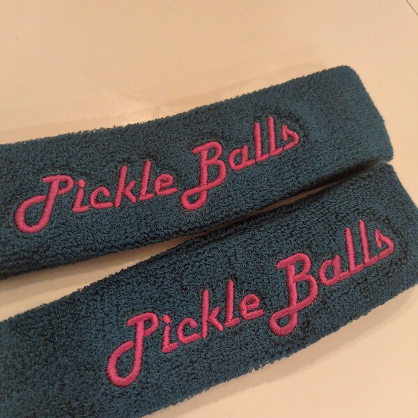 Sweatbands Headbands Custom Embroidered Stretch Terry Personalized - Etsy