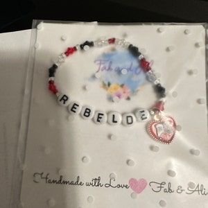 RBD Bracelet, Rebelde Uniform, RBD Tour Merch, Rebelde Bracelet, Rbd ...