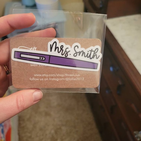 Personalized Flair Pen Sticker | Water Bottle Sticker | Laptop Sticker ...