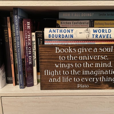 Shhh....i'm Reading Wood Sign Library Decor Gift for - Etsy