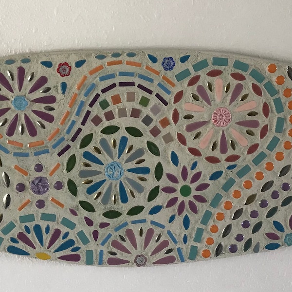 40 Ceramic Flower Petal Mosaic Tiles (2 Size Mix) - Etsy