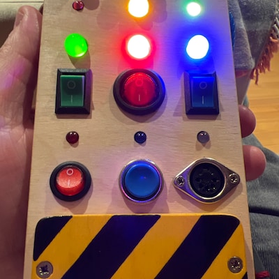 Mission Control Panel for Toddler Busy Board LED Light Toy Switch Box ...