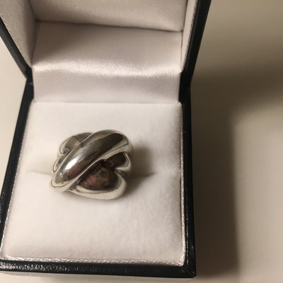 Vintage Solid Silver Red Gemstone Ring Ukm USA6.25 - Etsy