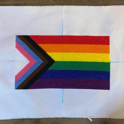 Progress Pride Flag Cross Stitch Pattern PDF Only LGTBQ Inclusive ...