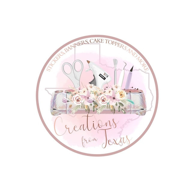 Paper Flower Designer Logo - Crafty Business Logo - Home Crafter ...